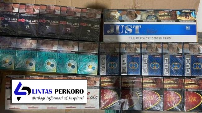 Bea Cukai Menindak Ratusan Ribu Batang Rokok Tanpa Cukai di Surakarta