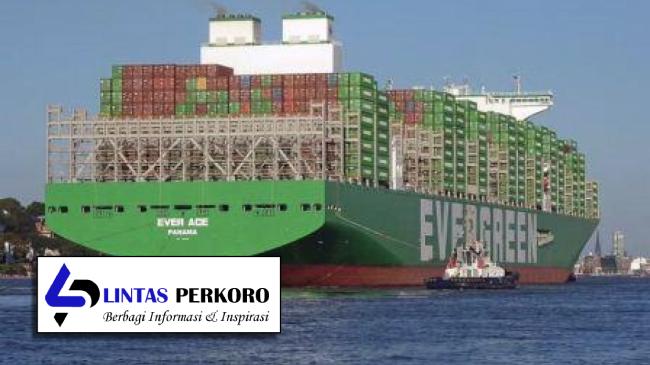 5 Fakta Evergreen Ever Ace Kapal Kontainer Terbesar di Dunia